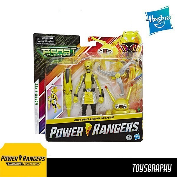 Jual Power Rangers Beast Morphers Yellow Ranger and Morphin Jax ...