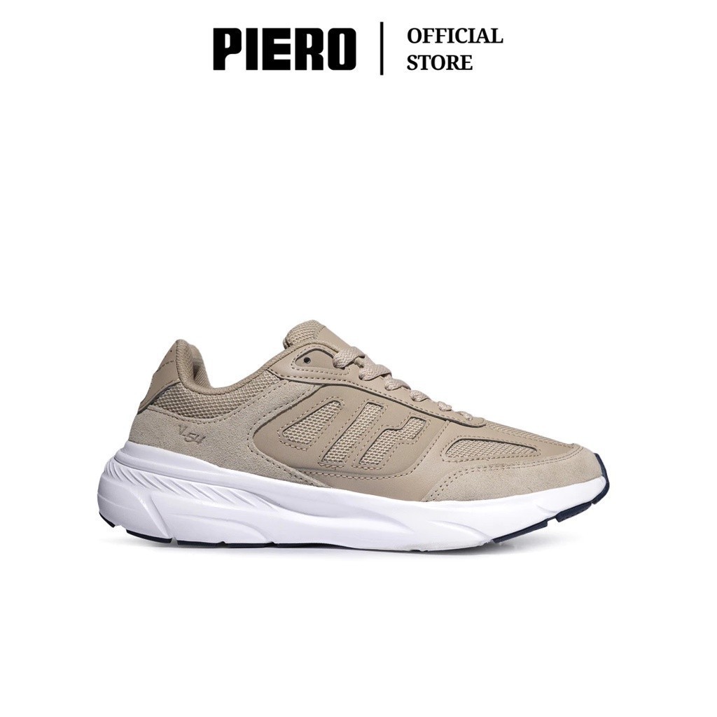 Jual PIERO SEPATU SNEAKERS PRIA JOGGER V54 PRM KHAKI WHITE INDIGO ...