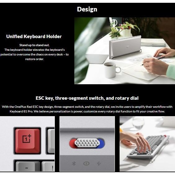 Jual Oneplus Keyboard 81 Pro Qmk/Via Wireless Custom Dark Grey | Shopee ...