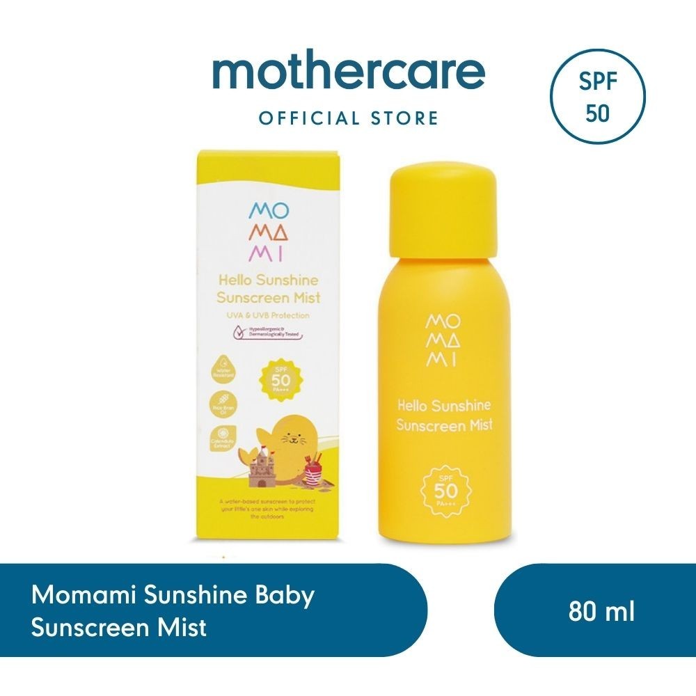Jual Momami Hello Sunshine Baby Sunscreen Mist 80Ml - Spray Tabir Surya ...