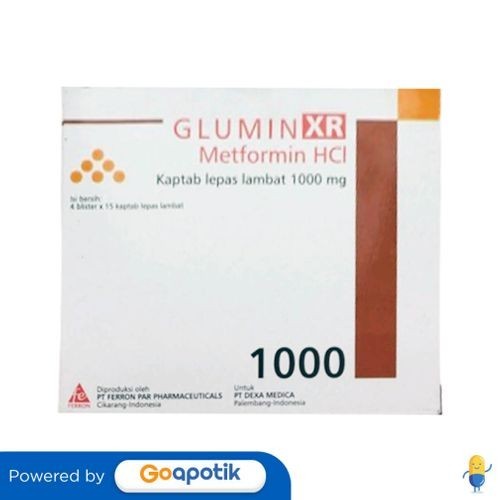 Jual GLUMIN XR 1000 MG BOX 60 KAPLET | Shopee Indonesia