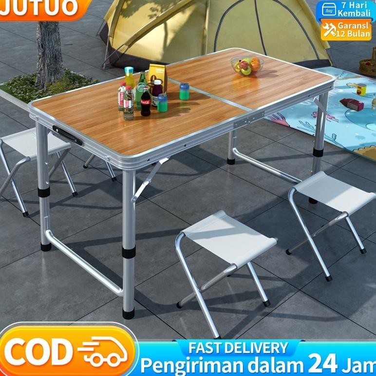 Jual Meja Lipat Portable / Meja Lipat Serbaguna 120cm x 60cm Model Kaki ...