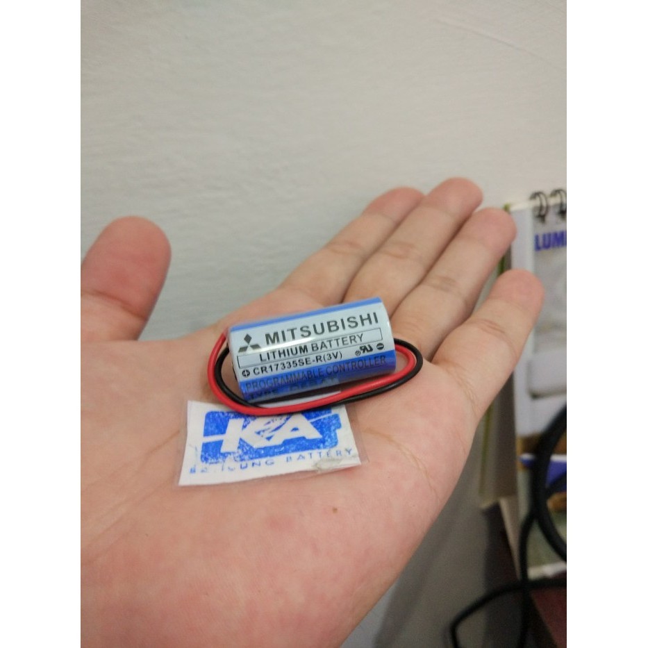 Jual Promo Baterai Lithium Mitsubishi Q6Bat Cr17335Se-R V 3V Plc ...