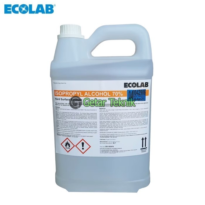 Jual Kualitas Terbaik Ecolab Hard Surface Sanitizer 5 Liter | Shopee ...
