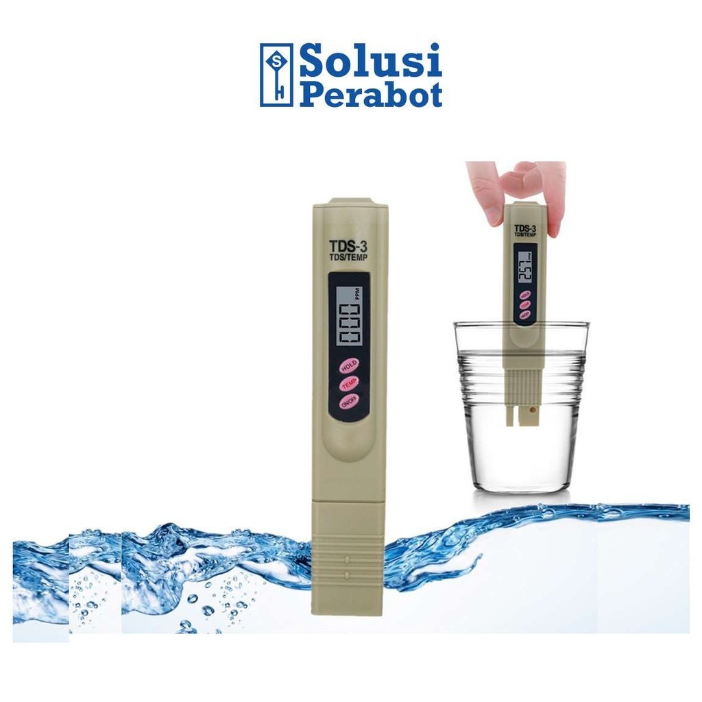 Jual TDS Meter Digital TDS-3 Box SP / Alat Ukur Hidroponik / PPM ...