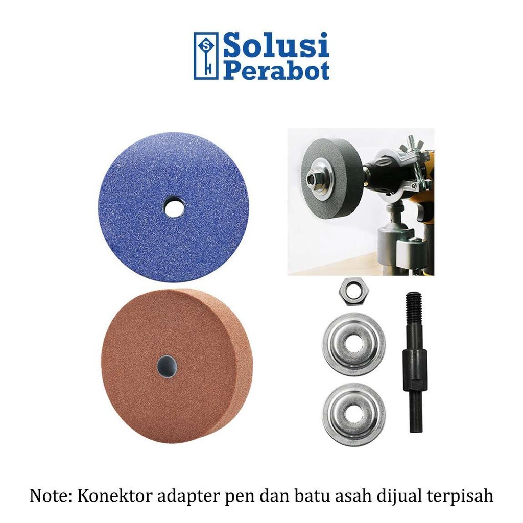 Jual Mata Batu Asah Polish Gerinda SP / Polishing Spindle Adapter Bench ...