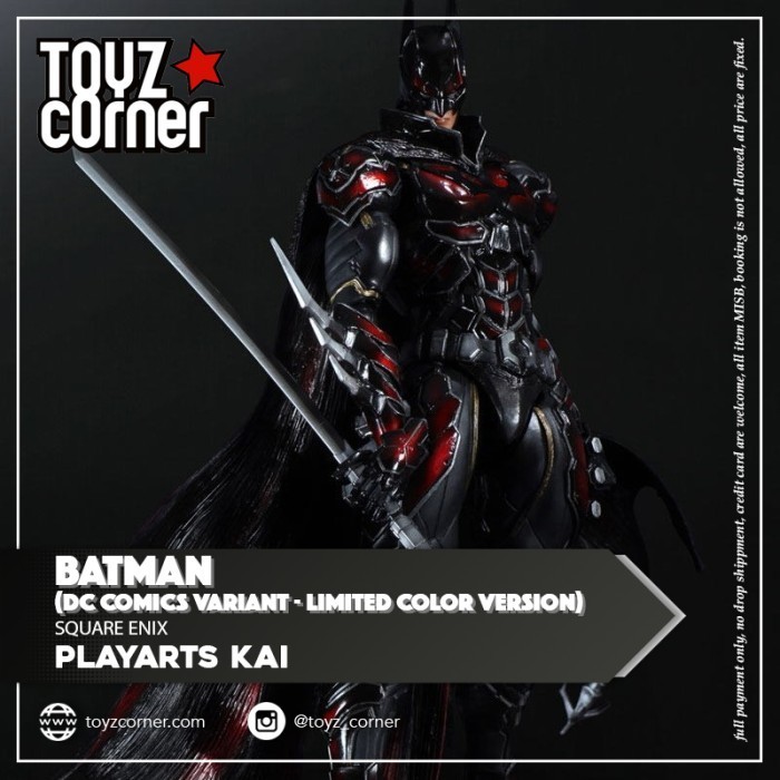 Jual Square Enix Play Arts Kai DC Comics Variant - Batman (Limited ...