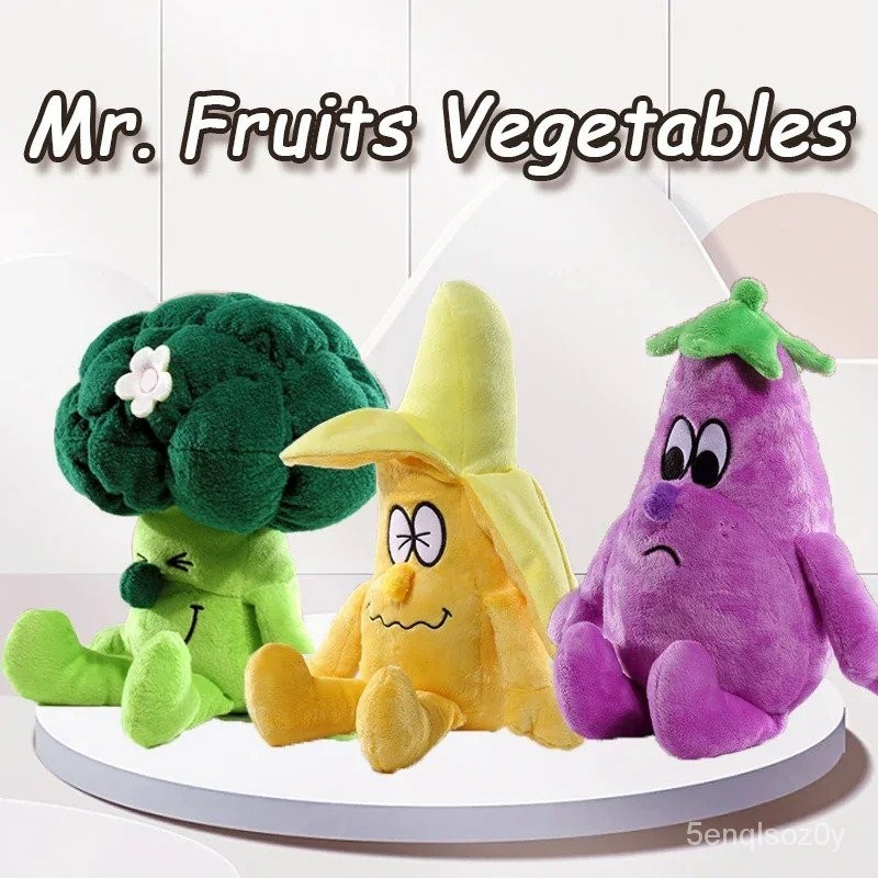 Jual Good Quality 35cm Cartoon Mr Fruits Vegetables Plush Toy Cute