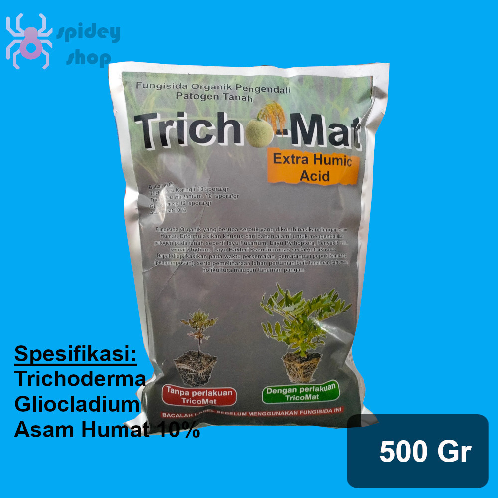 Jual Pupuk Trichoderma Glio Plus Asam Humat Trichohumat 500 Gram ...