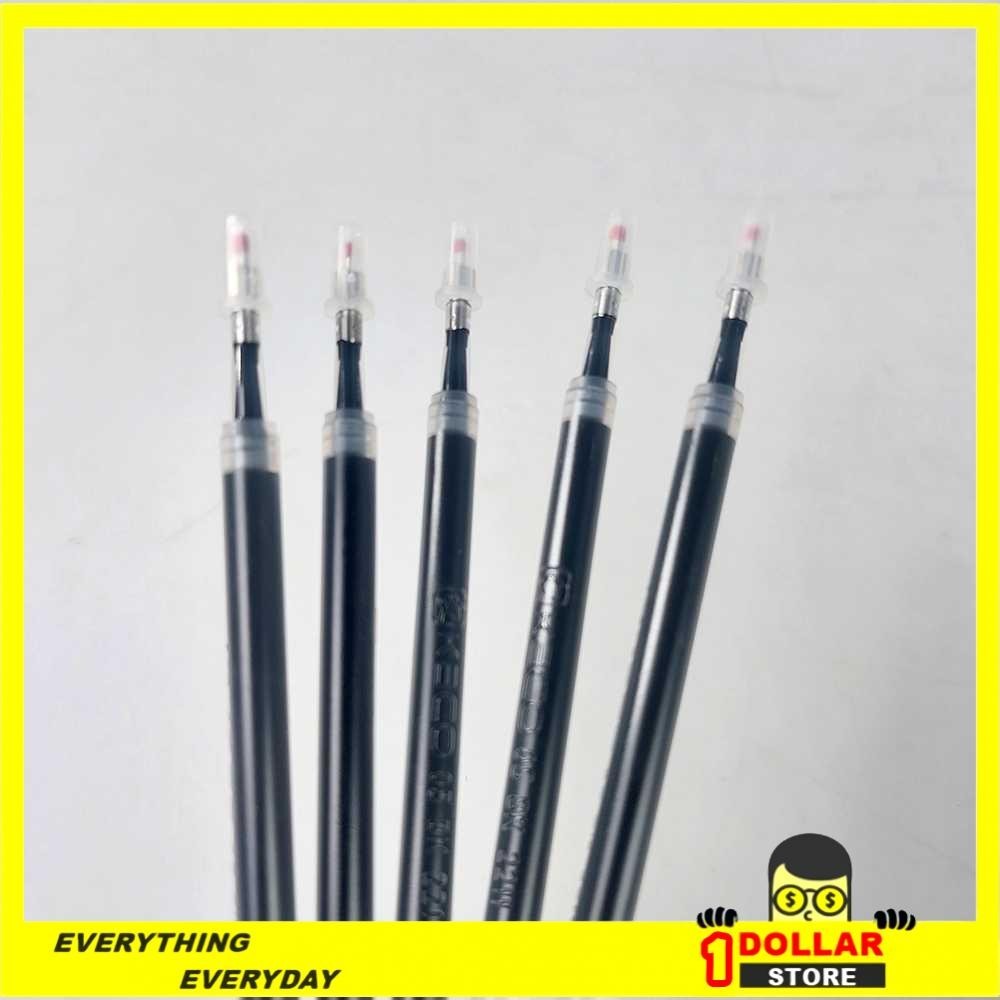 Jual $1 Refill Pulpen Gel 0.5mm DuraBall Tinta Hitam 5PCS [Hitam ...