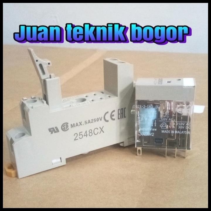 Jual GRATIS ONGKIR RELAY + SOCKET G2R 2 SND DC24V & P2RF-08E OMRON ...