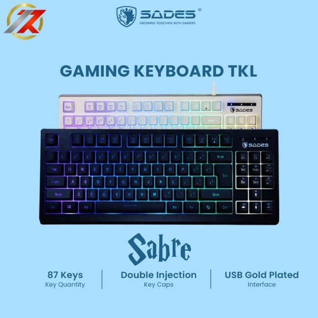 Jual Sades Sabre Tkl Rgb Gaming Keyboard | Shopee Indonesia