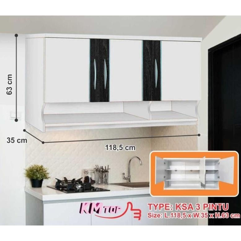 Jual Kitchen set atas Minimalis / Lemari gantung 2 ,3 pintu - KSA 80 ...