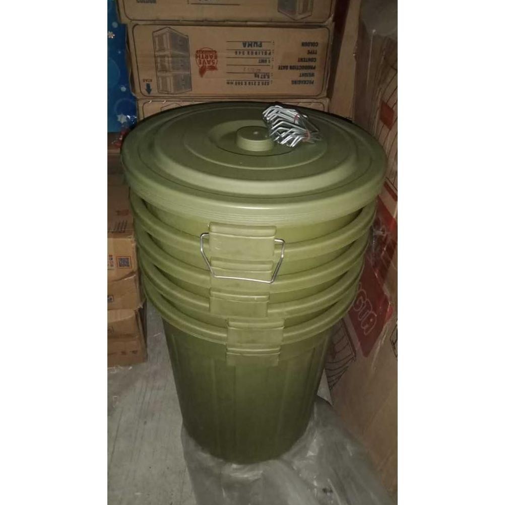 Jual Ember Air Plastik ada TUTUP JUMBO BESAR TEBAL Gagang Kawat Besi 80 ...