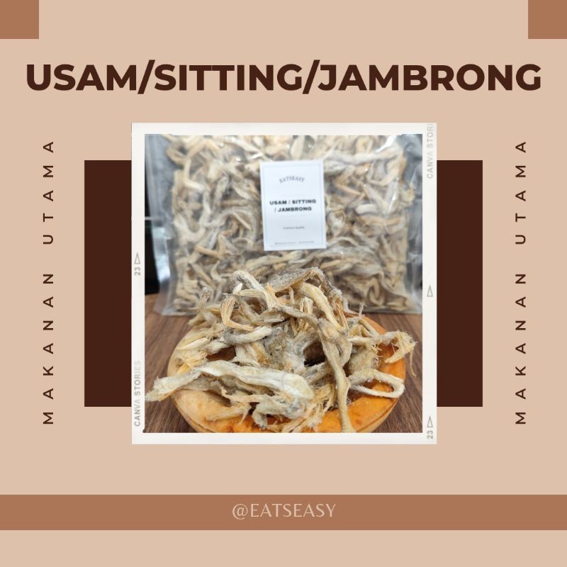 Jual IKAN ASIN USAM / SITTING / JAMBRONG ukuran kecil 1KG | Shopee Indonesia