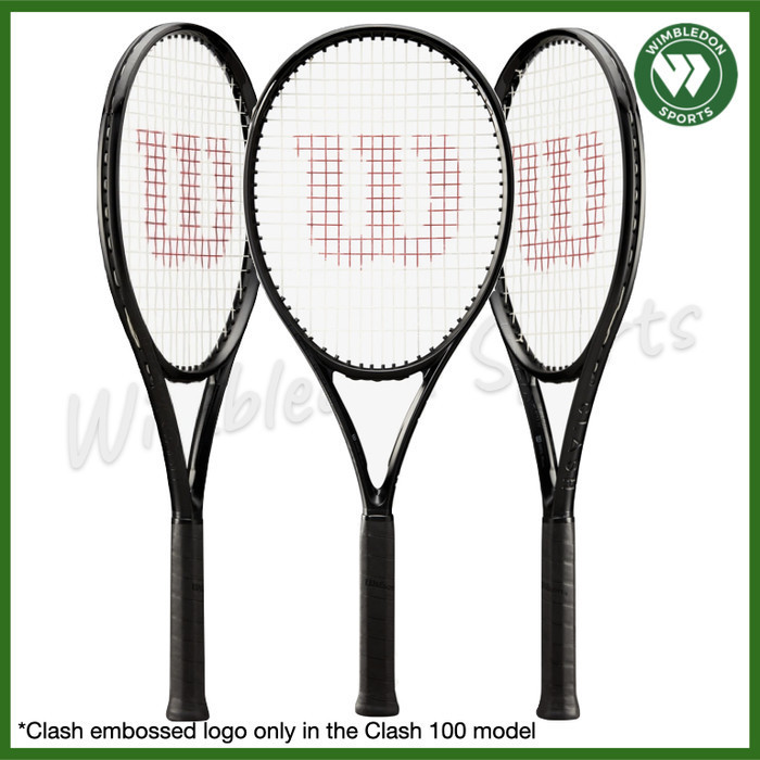 Jual Raket Tenis Wilson Noir Clash 100 v2 / Raket Wilson Clash Noir ...