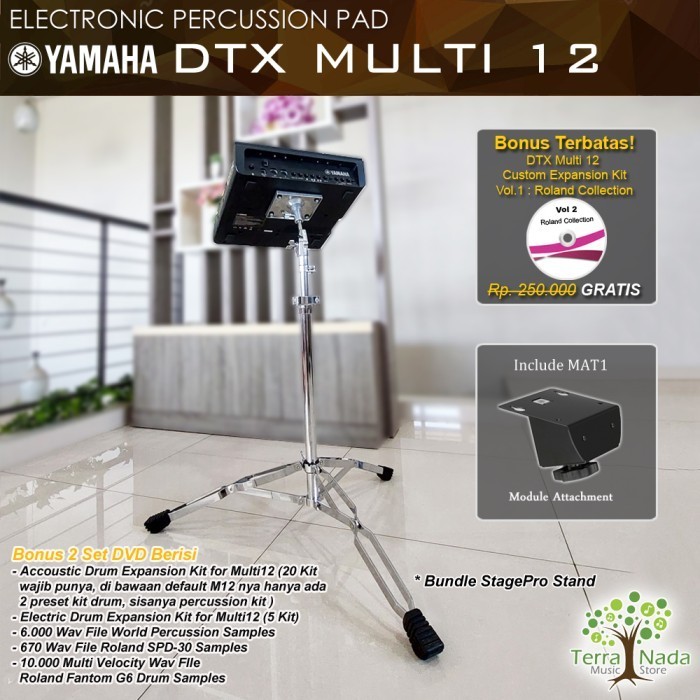 Jual Yamaha Dtx Multi 12 Bundle With Stand / Multi12 / Dtxmulti 12 Drum ...
