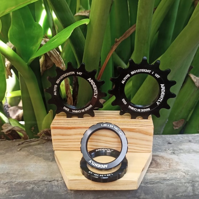 Jual Cogset Ardently Alloy Fixie Cog 14T 15T 16T Dan Lockring | Shopee ...
