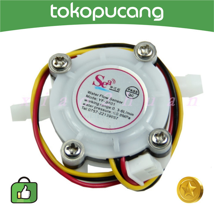 Jual Water Flow Meter Sensor Switch Flowmeter Coffee maker ...