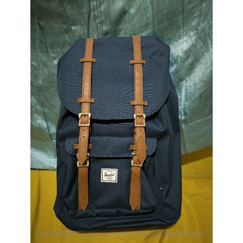 Jual herschel little america 25L Backpack Navy | Shopee Indonesia