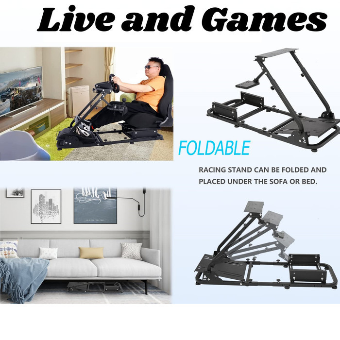 Jual Ku Gaming Stand Driving Game Balap Racing Simulator Cockpit ...