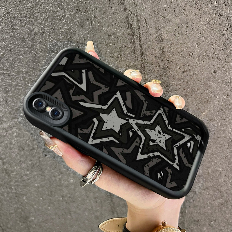 Jual Casing Hp iPhone X Xs Xr Case sarung HP lembut pola bintang ...