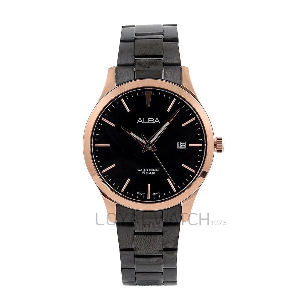 Jual Loyal Watch 1975 - Jam Tangan Alba Pria As9M30 Hitam Rosegold ...