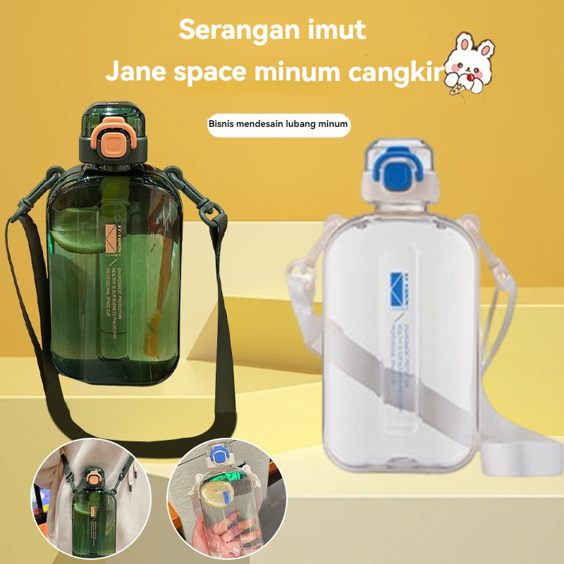 Jual Botol Air Minum Portable Olahraga 750ml Berbentuk Persegi Dan ...