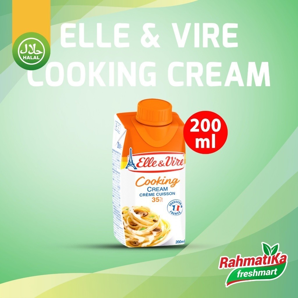 Jual Elle & Vire Cooking Cream Cuisson 200 ml | Shopee Indonesia