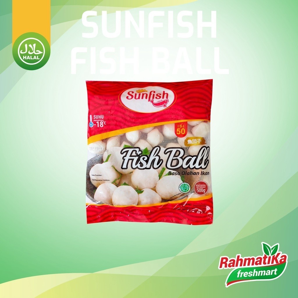 Jual Sunfish Fish Ball / Baso Olahan Ikan 500 gr (Frozen Food) | Shopee ...