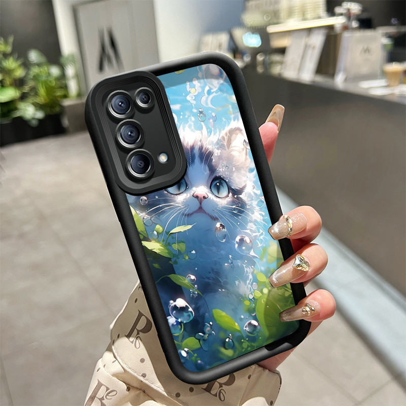 Jual Casing Hp OPPO Reno 5 OPPO Reno 5K Case pola kucing Casing HP ...