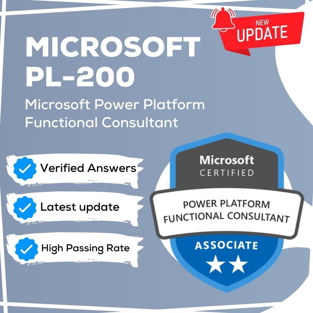 Jual Microsoft PL-200 Exam Dump Power Platform Functional Consultant QA ...