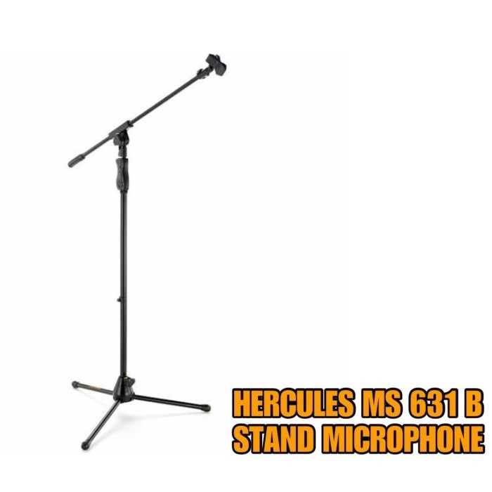 Jual Hercules Ms 631 B - Stand Microphone Quick Up & Down | Shopee ...