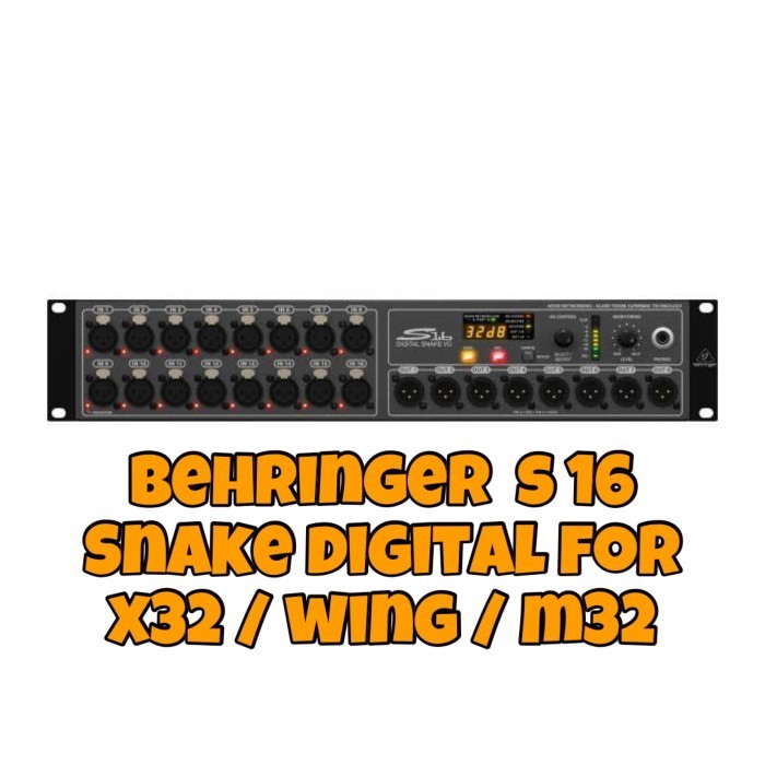Jual Behringer S 16 , Snake Digital Utk X32 , Wing , M32 | Shopee Indonesia