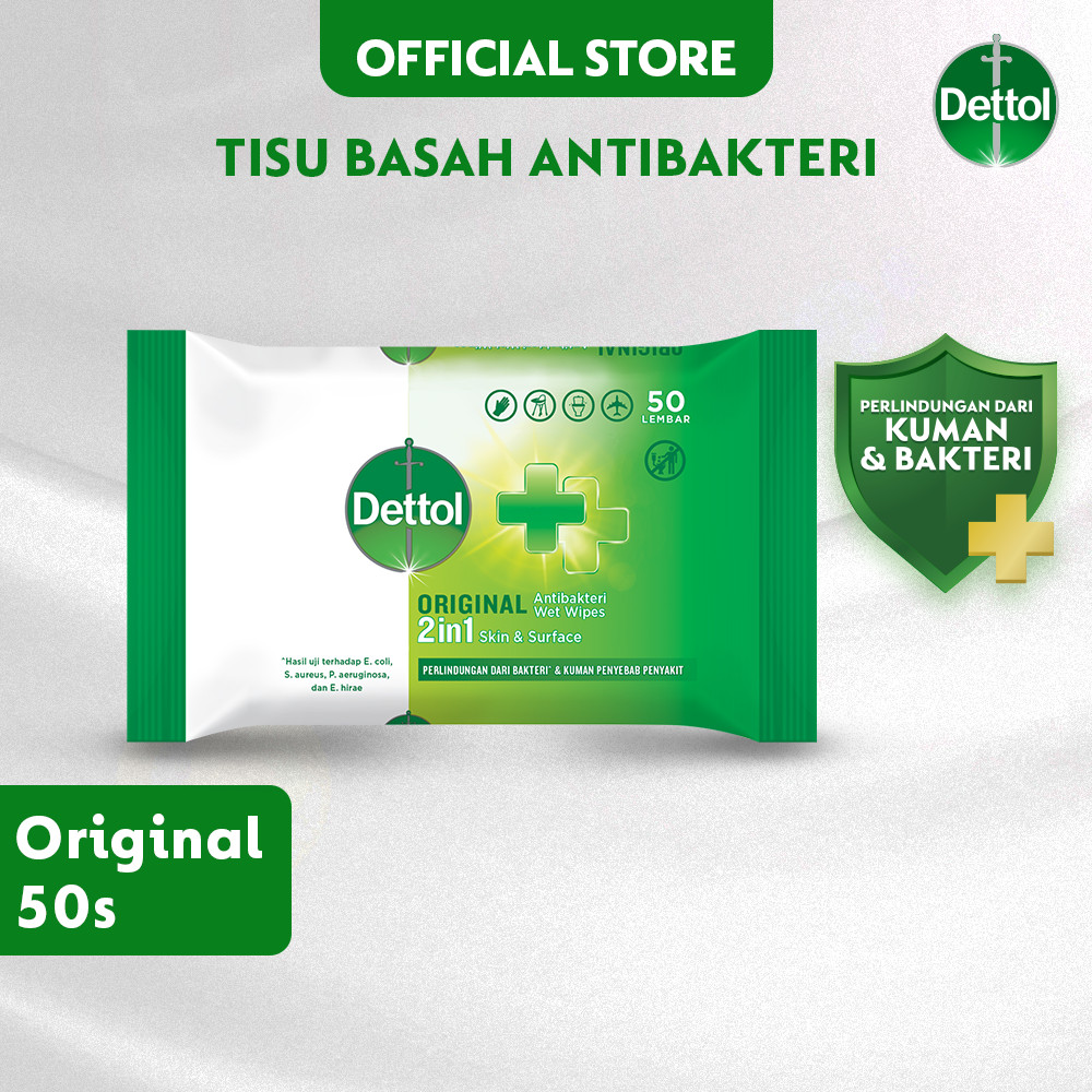 Jual Dettol Wipes Original 50s - Perlindungan Sanitasi Tangan | Shopee ...