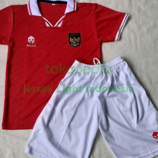 Jual Jersey Kids Timnas Indonesia Home / Kaos Bola Stelan Anak Dri Fit | Shopee Indonesia