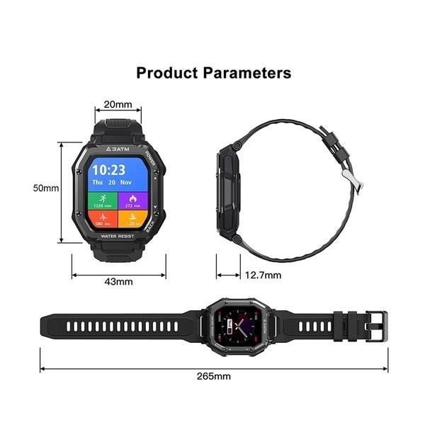 Jual Smartwatch Kospet Rock Original Untuk Pria Sport Outdoor Tahan Air ...