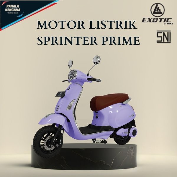 Jual Sepeda Motor Listrik Sprinter Prime 1500 Watt Exotic Pacific Model ...