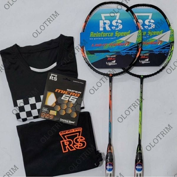 Jual Raket Badminton Bulutangkis Ringan RS Reinforce Speed Glide 75 ...