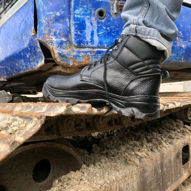 Jual Brotherboots Sepatu Safety Asli Kulit Sapi Ujung Besi Sepatu ...