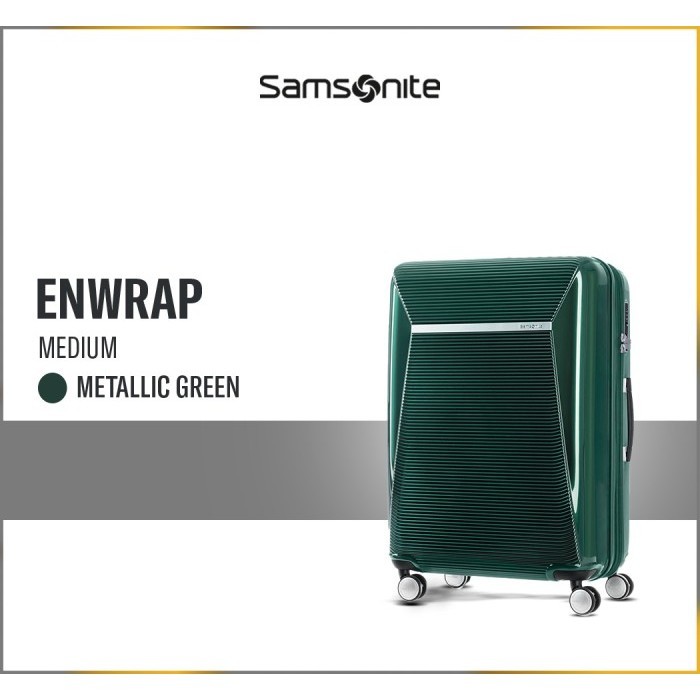 Jual Samsonite Koper Hardcase Enwrap Medium 25inch - Metallic Green ...