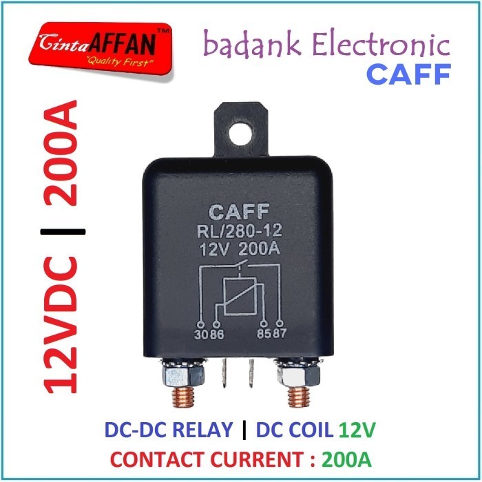 Jual COIL 12V DC-DC RELAY 200A AUTOMOTIVE HEAVY DUTY HIGH CURRENT ...