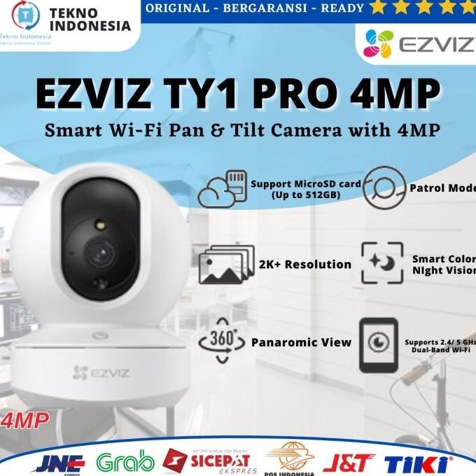 Jual EZVIZ TY1 PRO 4MP 2K+ 2.4 5GHz Smart WiFi Rotate Full Color IP ...