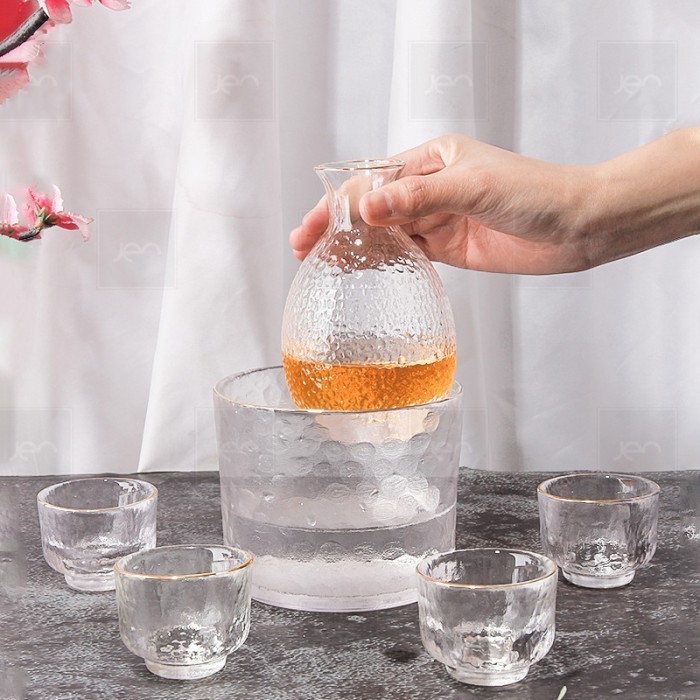 Jual Nishiki Botol Gelas Sake Japanese Sake Pot Decanter | Shopee Indonesia