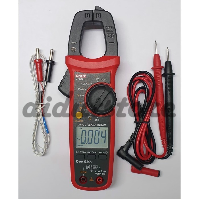 Jual Tang Ampere Uni-T Ut204+ Ac/Dc True Rms Clamp Meter Ut-204+ | Shopee Indonesia