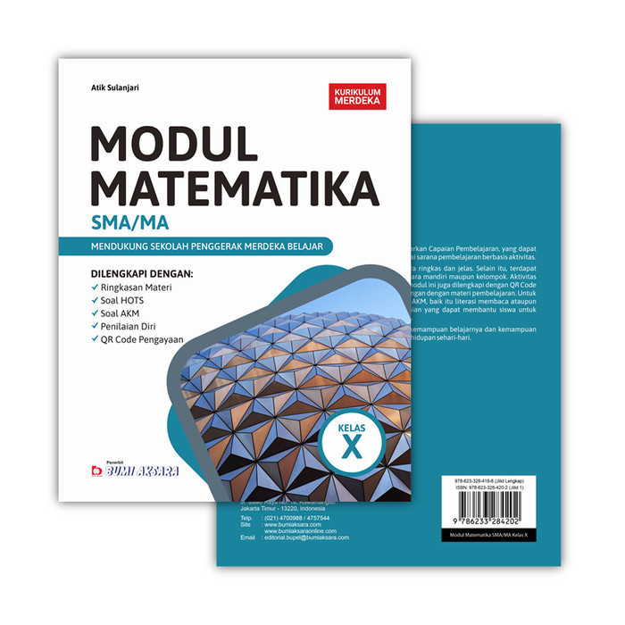 Jual Modul Matematika Kls X Sma/Ma [ Kurikulum Merdeka ] Bumi Aksara ...