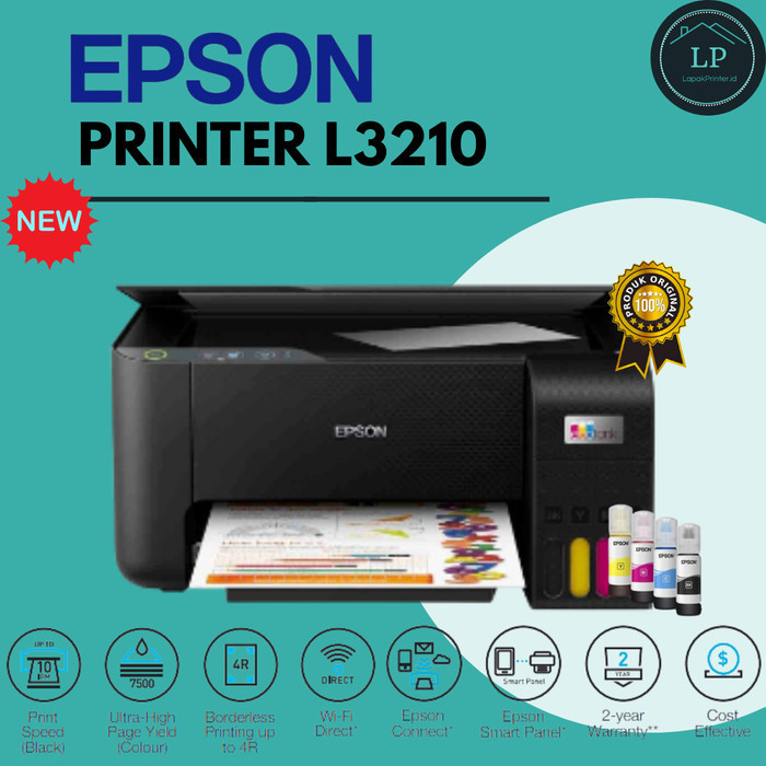 Jual Epson Ecotank L3210 A4 All-In-One Ink Tank Printer | Shopee Indonesia