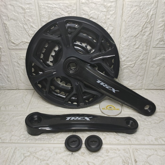 Jual Crank Sepeda Mtb 3 Speed Trex 42T 34T 24T Arm 170 Bb Kotak Gear ...