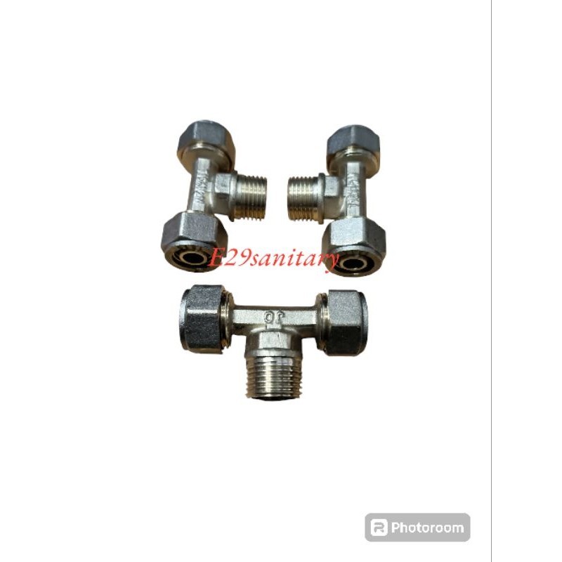 Jual TEE LUAR Sambungan Selang Pipa Air Panas TEE DRAT LUAR Kunjngan Asli 1/2" inch | Shopee ...