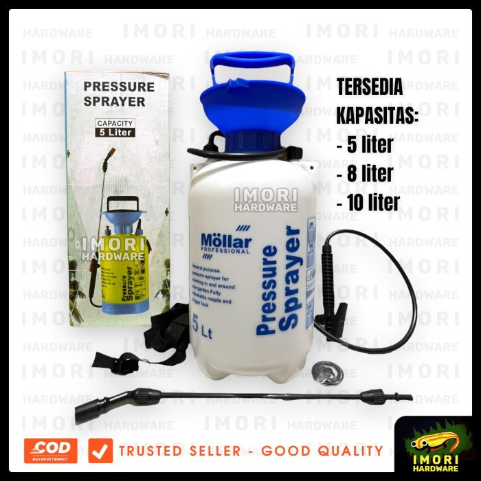Jual MOLLAR Pressure Sprayer 5 8 10 L Penyemprot Hama Semprot | Shopee ...